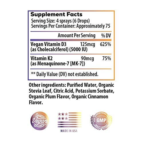 liquid vitamin D3 5000 IU supplement