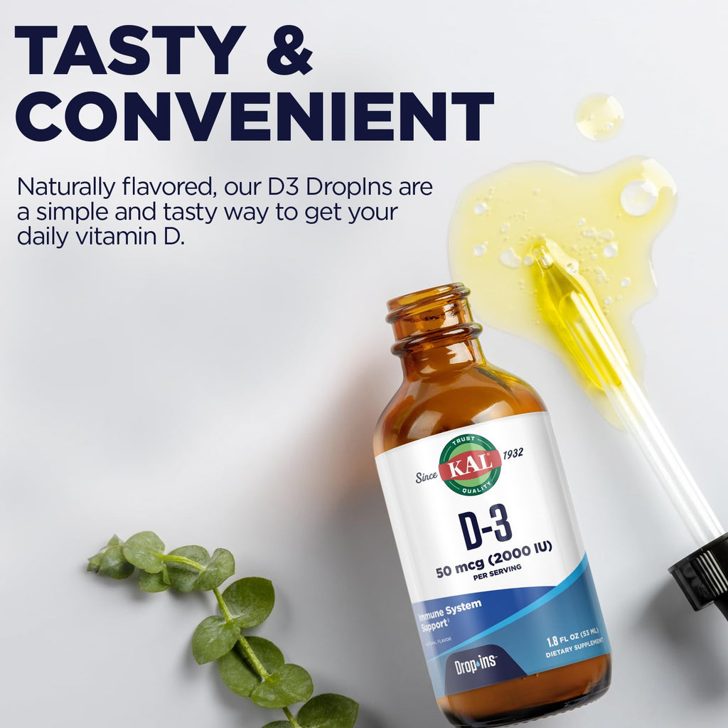 Liquid Vitamin D3 for better absorption