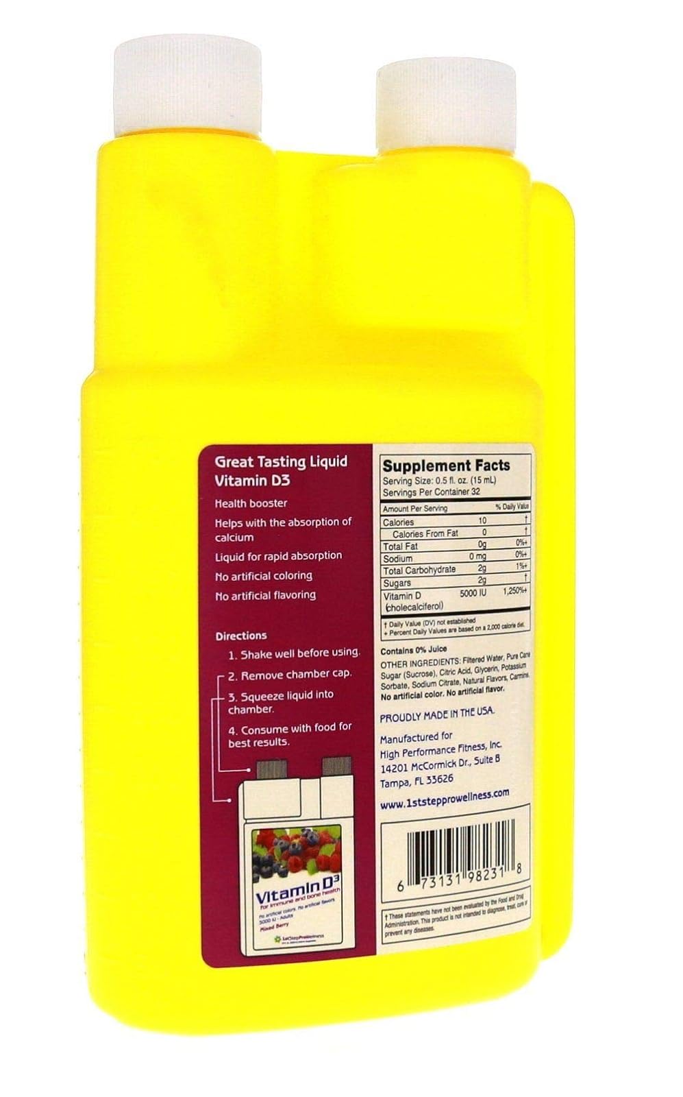 Liquid Vitamin D3 for better absorption