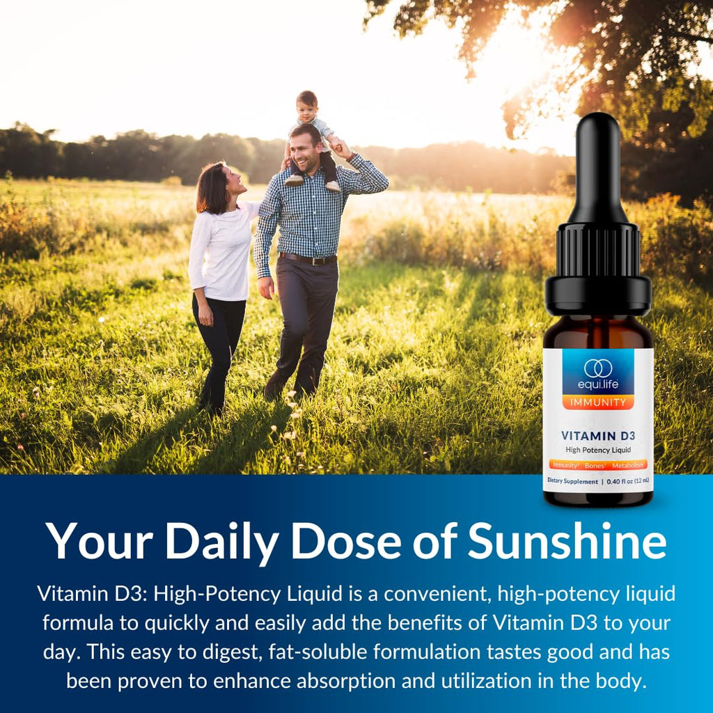 Liquid Vitamin D3 for bone health