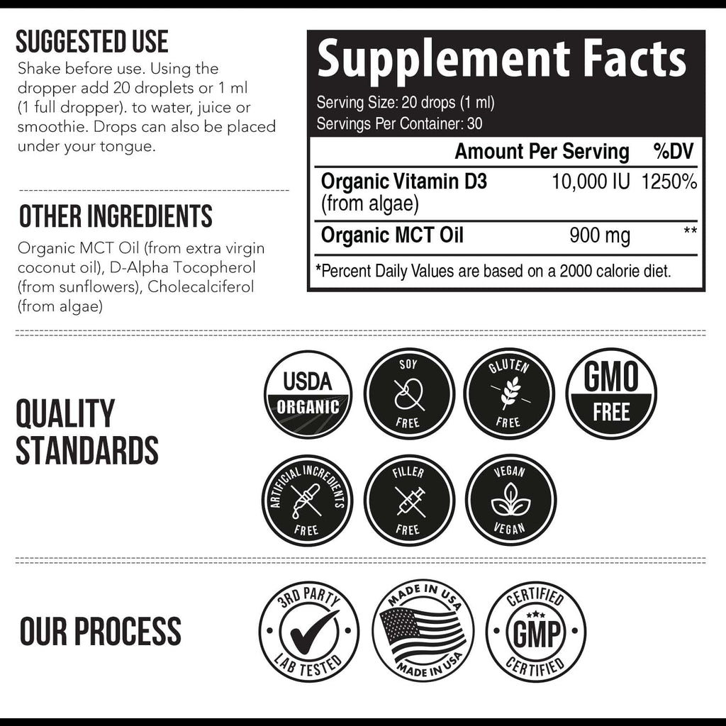 liquid vitamin D3 for immune support