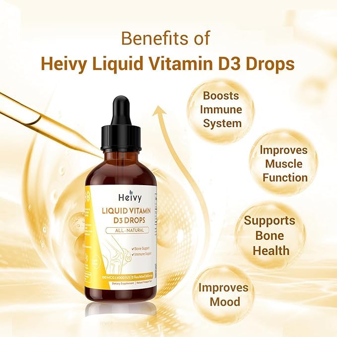 Liquid Vitamin D3 for immune support
