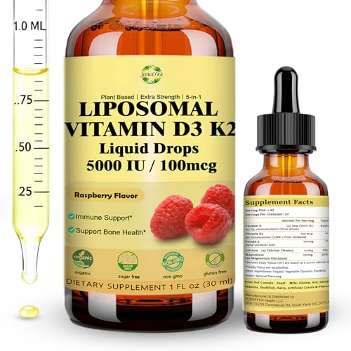 Liquid Vitamin D3 K2 drops
