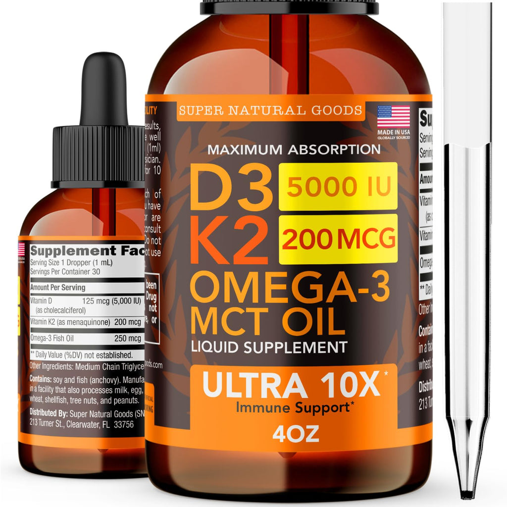 liquid vitamin D3 K2 drops