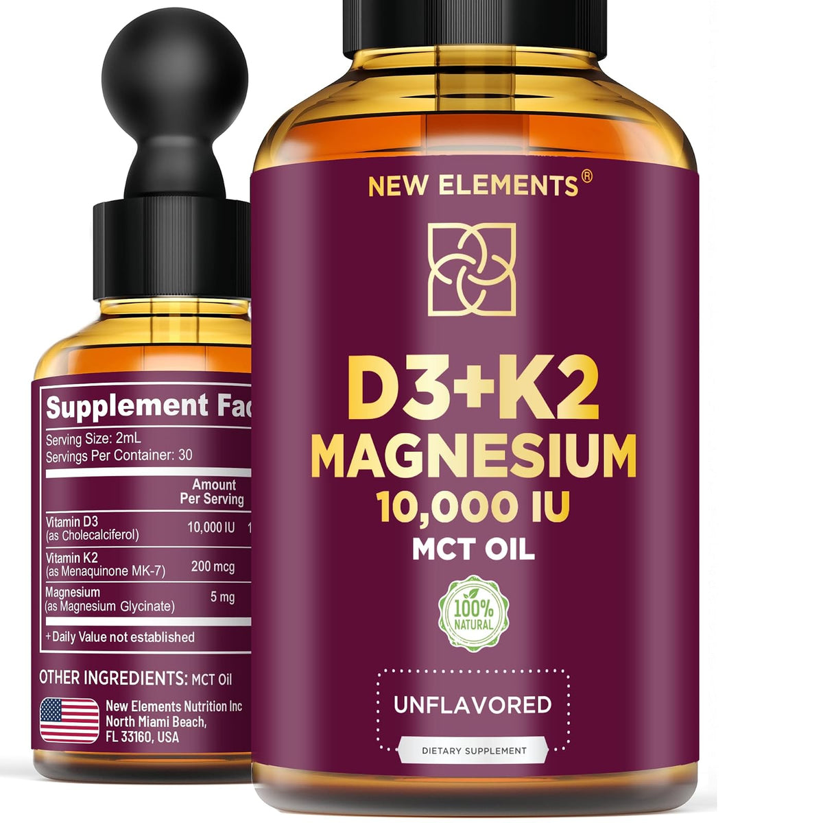 liquid vitamin D3 K2 drops