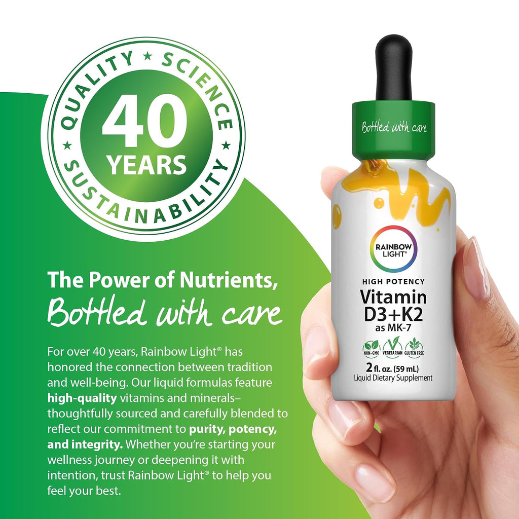 Liquid vitamin D3 K2 easy absorption