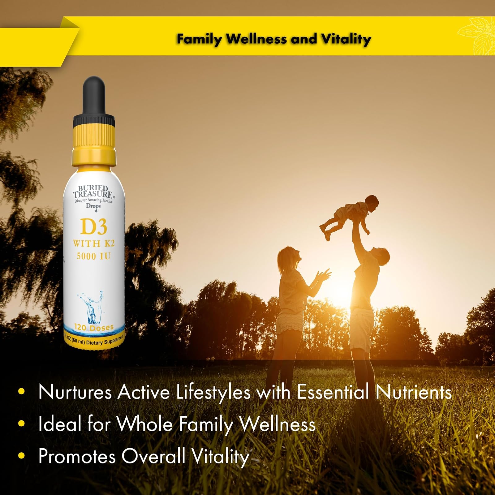 Liquid vitamin D3 K2 for absorption