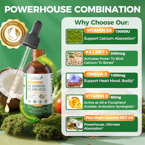 liquid vitamin D3 K2 for absorption
