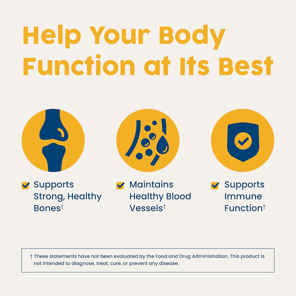 Liquid vitamin D3 K2 for easy absorption