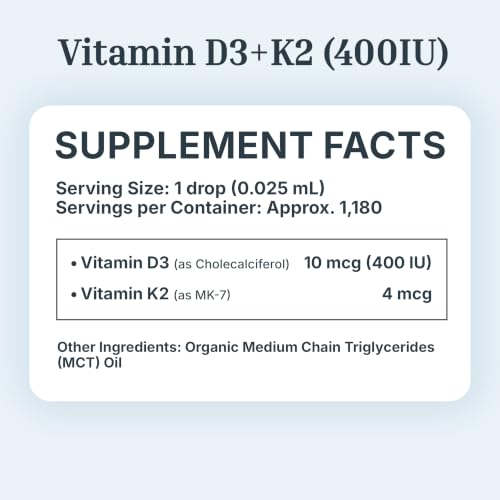 Liquid Vitamin D3 K2 for immunity
