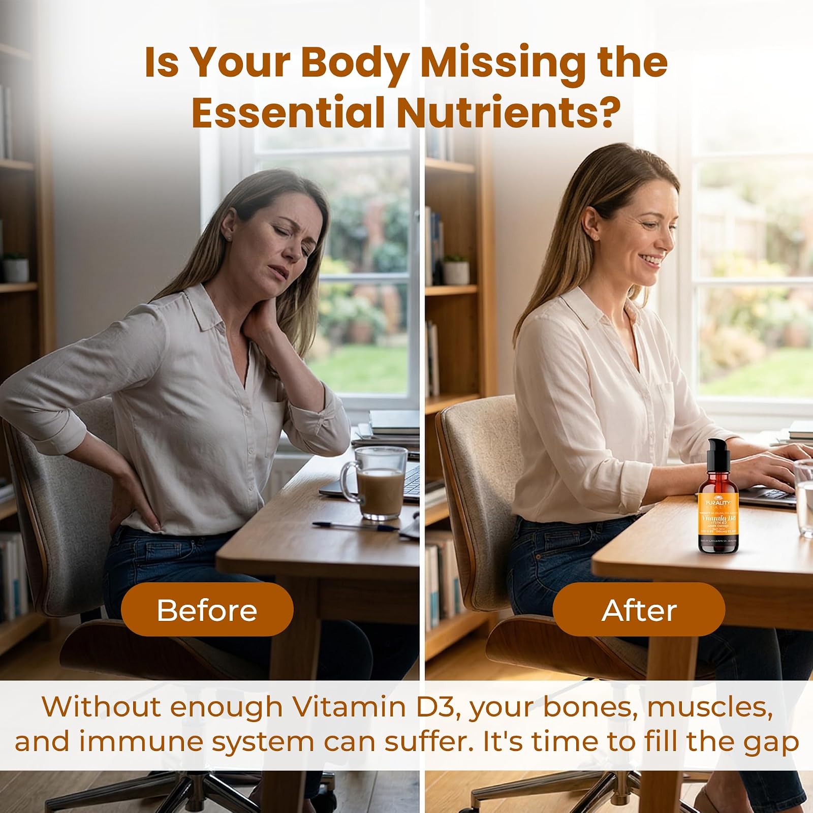 liquid vitamin D3 K2 supplement