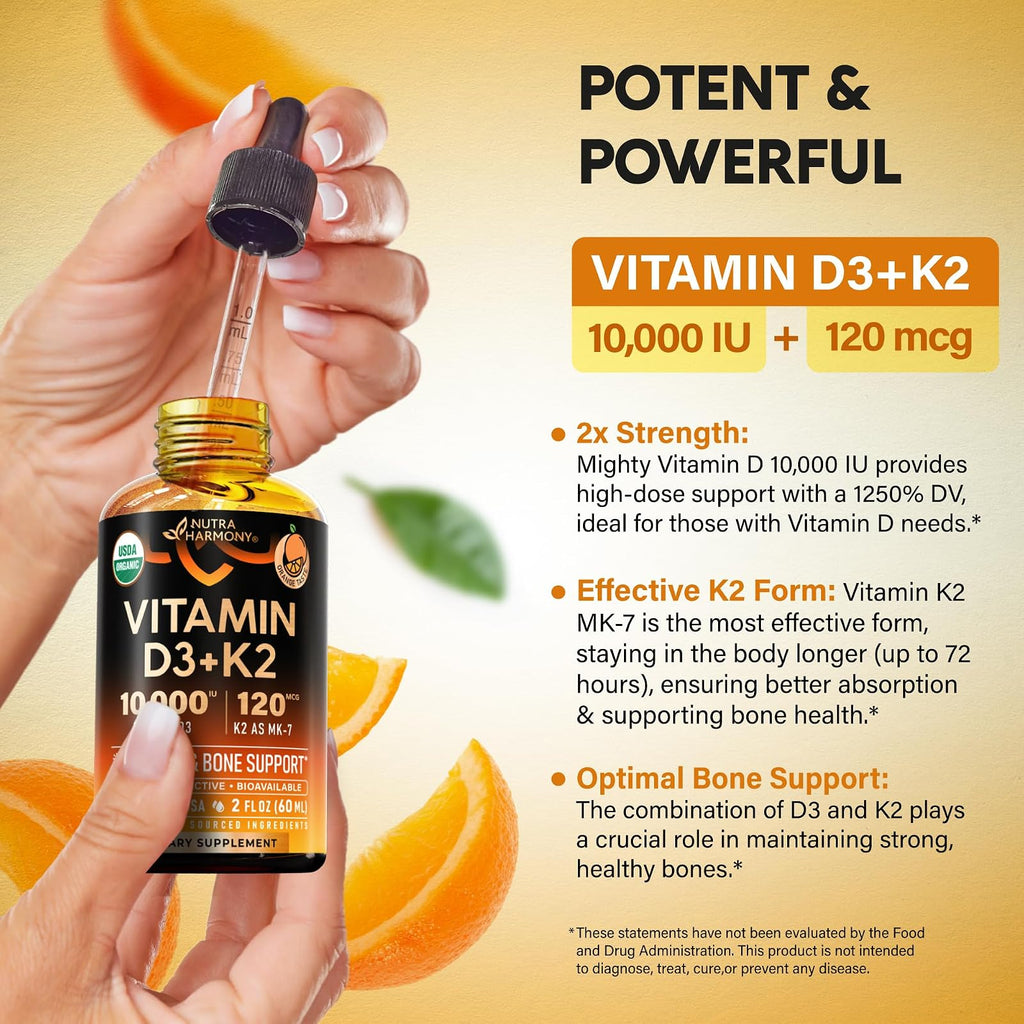 liquid vitamin D3 K2 supplement