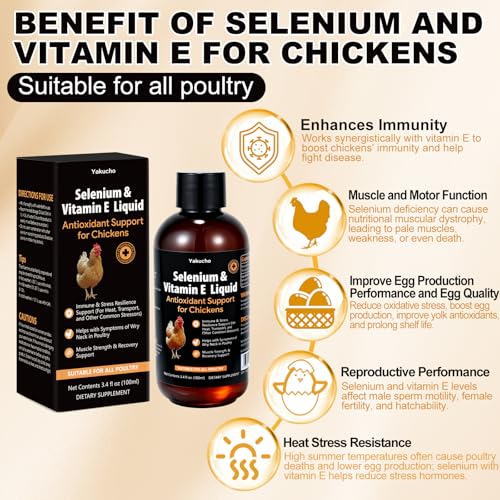 Liquid Vitamin E for poultry health