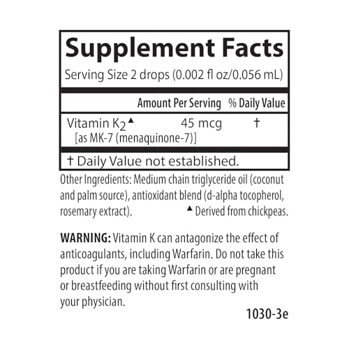 liquid vitamin K for optimal absorption