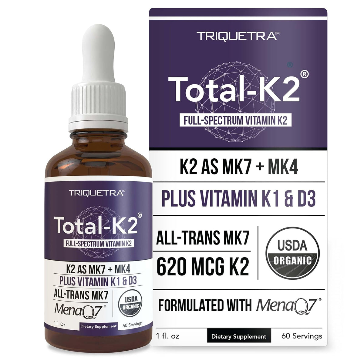 liquid vitamin K2 MK7 supplement