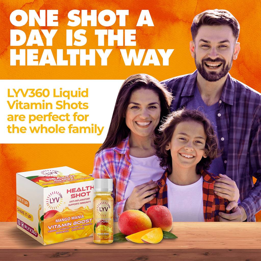 liquid vitamin shot for active lifestyle