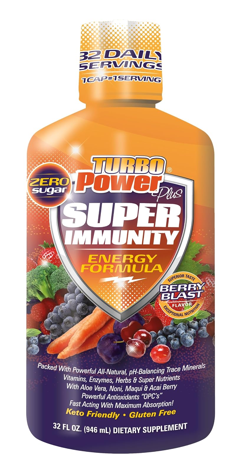 Liquid Vitamin Turbo multivitamins for energy