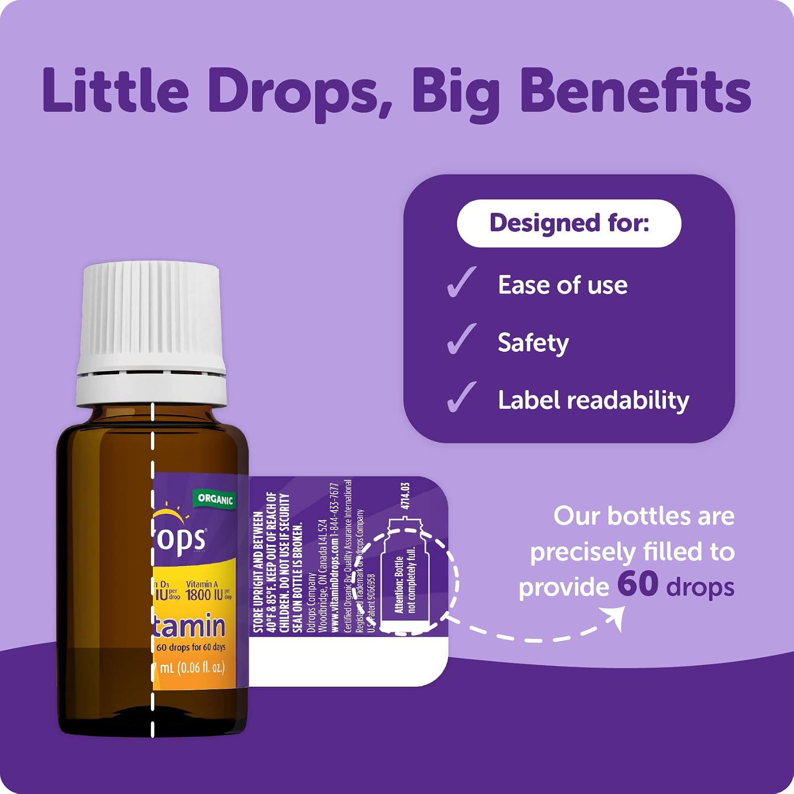 Liquid Vitamins A&D for Kids