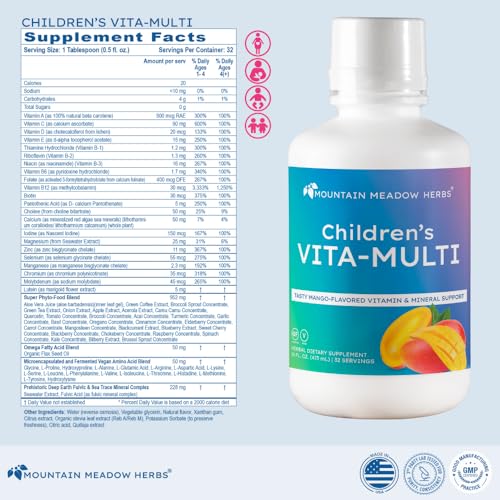 liquid vitamins for growing kids