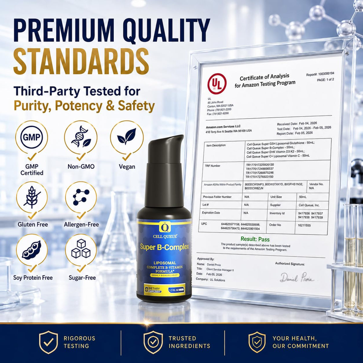 Liquid vitamins for optimal health