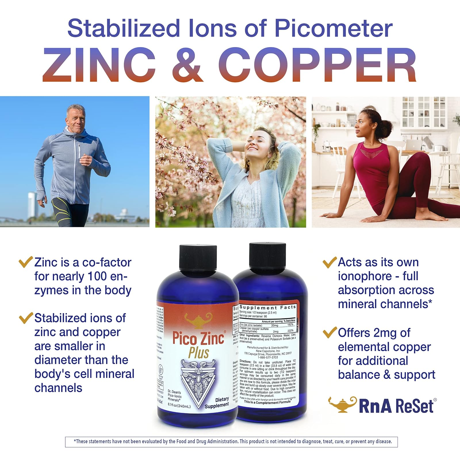 Liquid zinc for better absorption