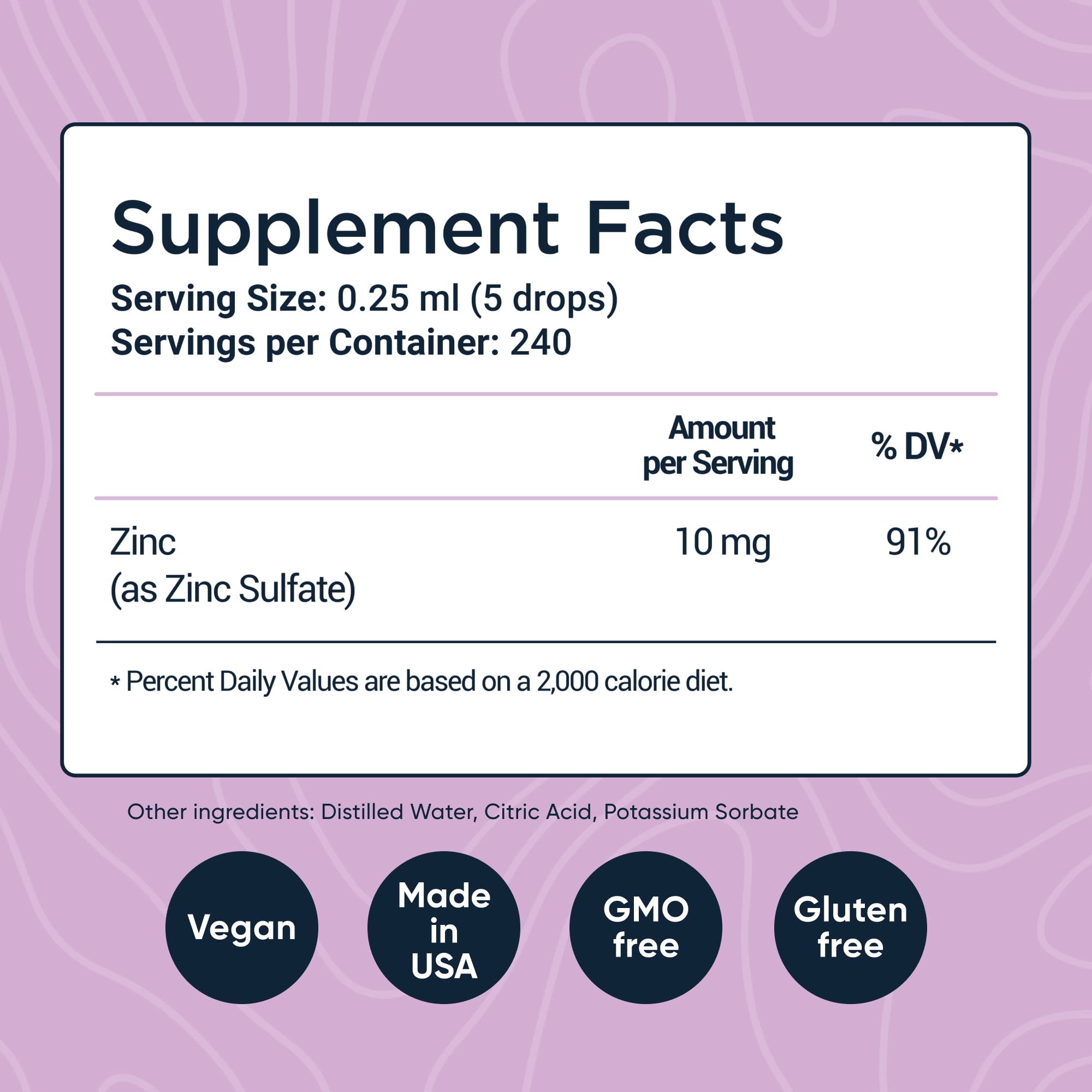 liquid zinc for better absorption