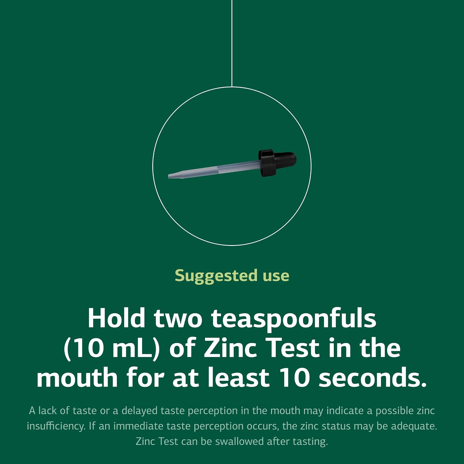 Liquid zinc for easy dosage