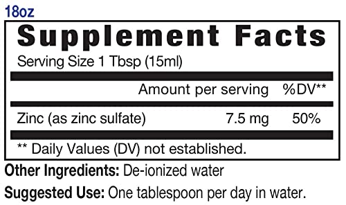 liquid zinc for enhanced mineral absorption