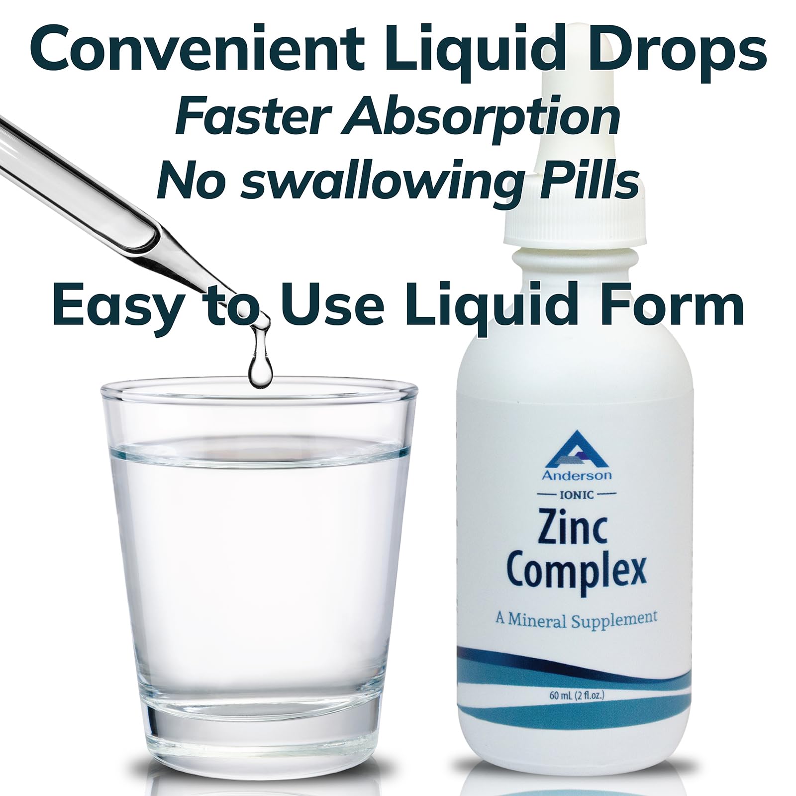 Liquid zinc for enhanced mineral intake