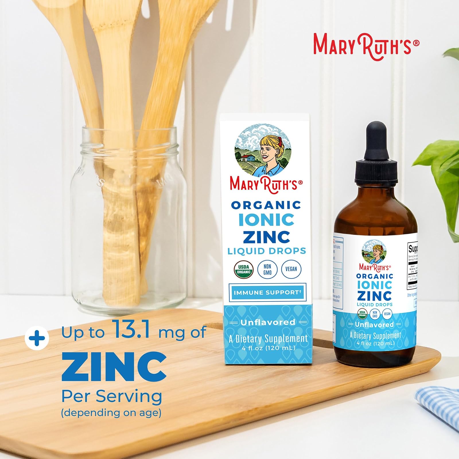 Liquid zinc for immune system boost