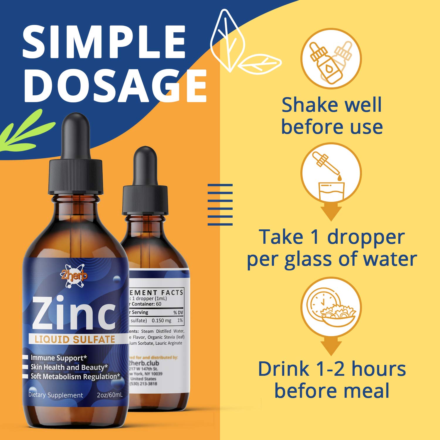 liquid zinc for nutritional balance