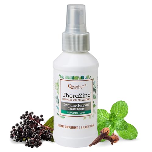 Liquid zinc gluconate throat relief