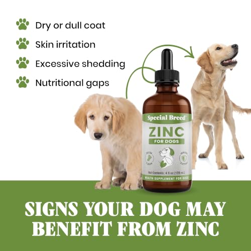 Liquid zinc supplement for pets