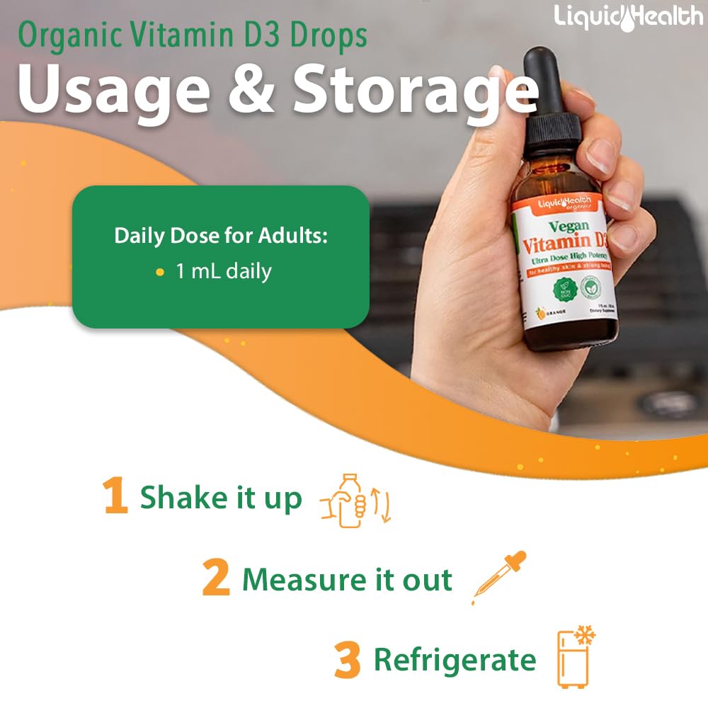 LIQUIDHEALTH 3 pack vitamin D