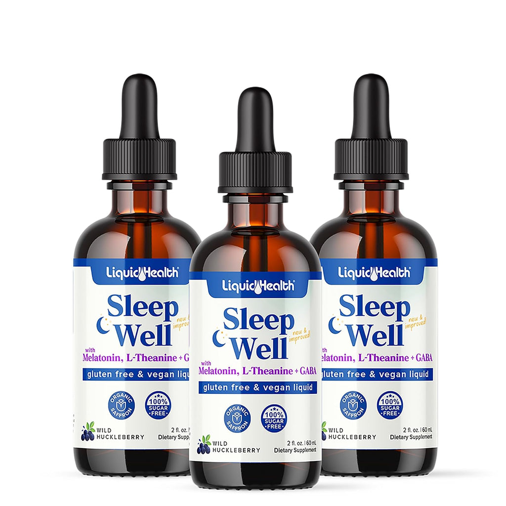 LIQUIDHEALTH melatonin drops for restful sleep