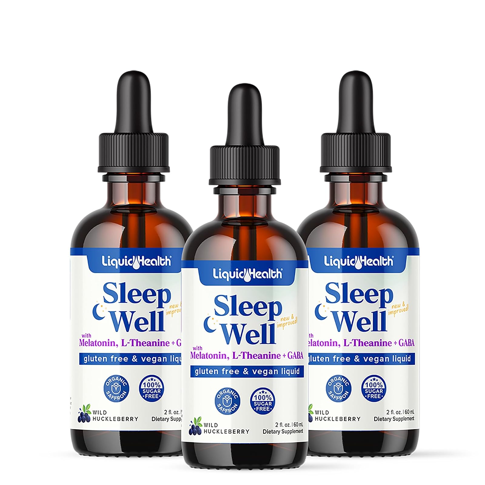 LIQUIDHEALTH melatonin drops for restful sleep