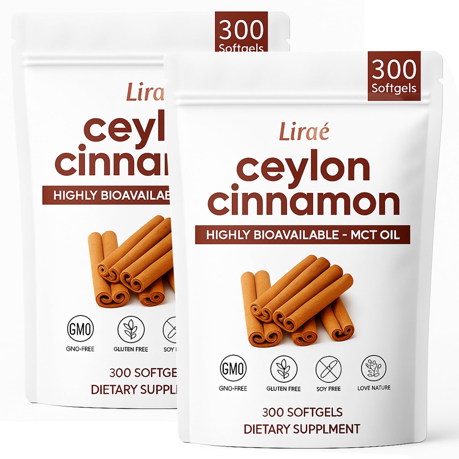 LIRAE Ceylon cinnamon softgels 500 mg