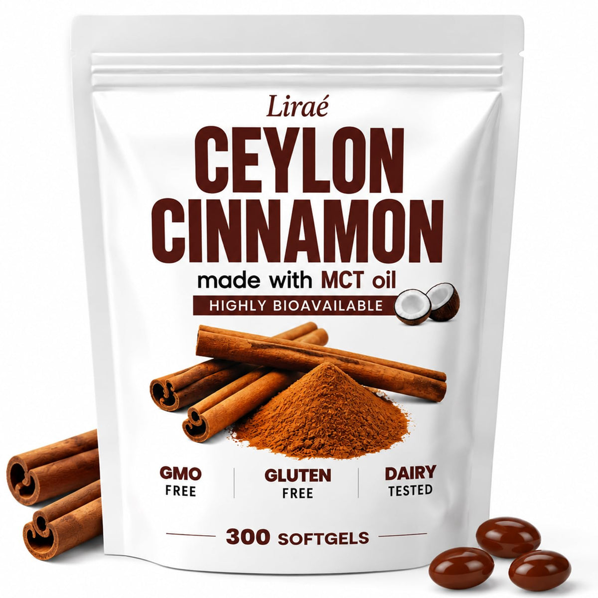 Lirae Ceylon cinnamon softgels benefits