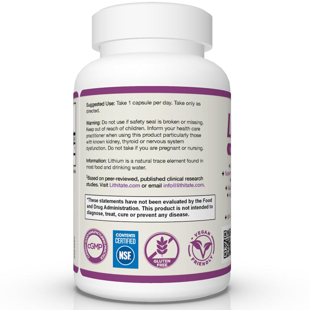 Lithium Aspartate multivitamin for seniors