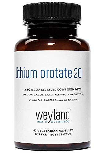 lithium orotate 20mg for mood support