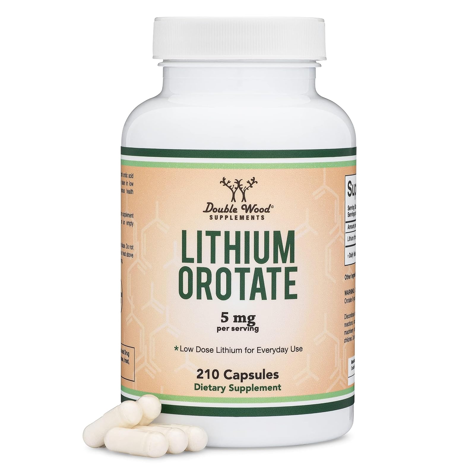 Lithium Orotate 5 mg capsules