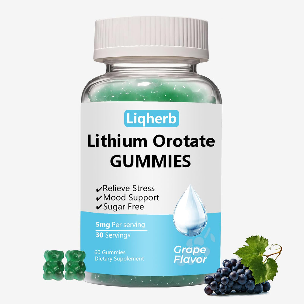 Lithium Orotate 5 mg gummies for mood support