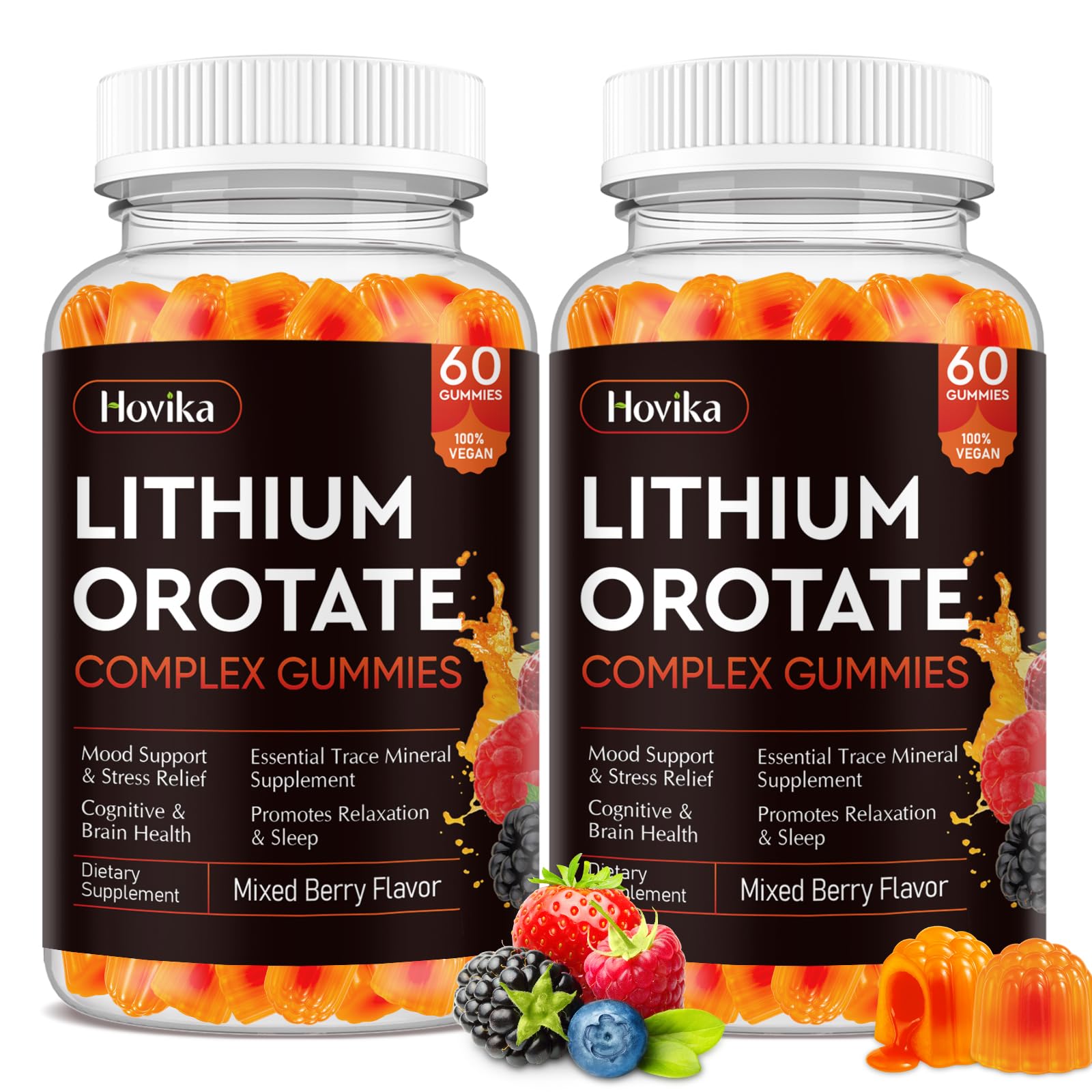 Lithium Orotate 5 mg gummies for mood support