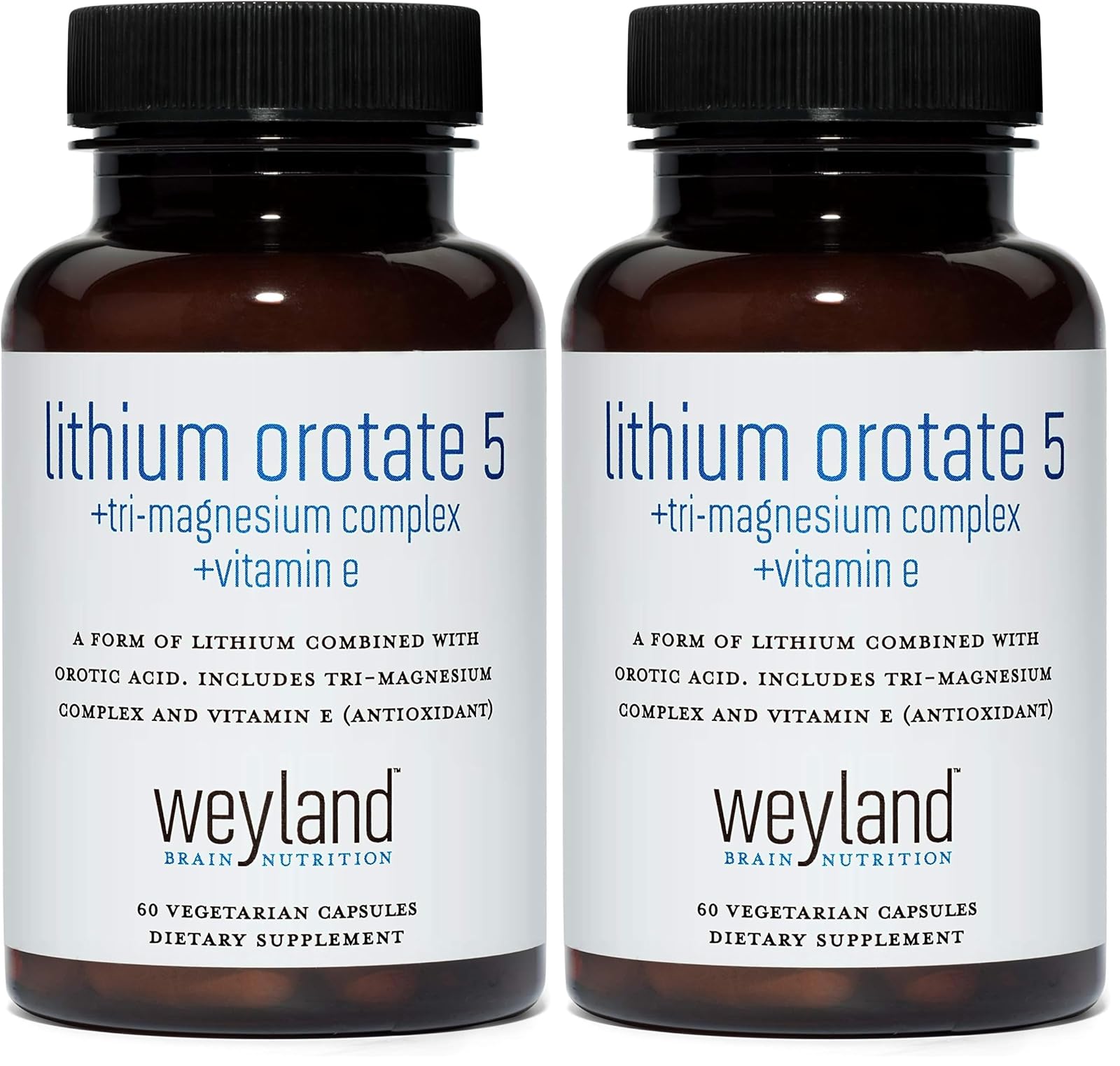 Lithium Orotate 5 mg vegetarian capsules