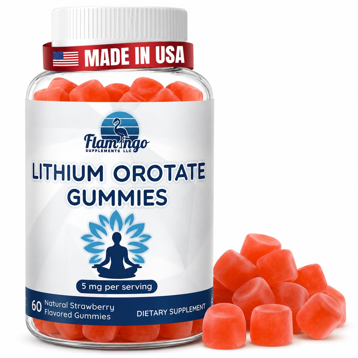 Lithium Orotate chewable gummies for mood support