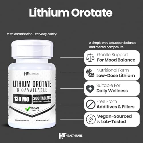Lithium orotate for memory enhancement