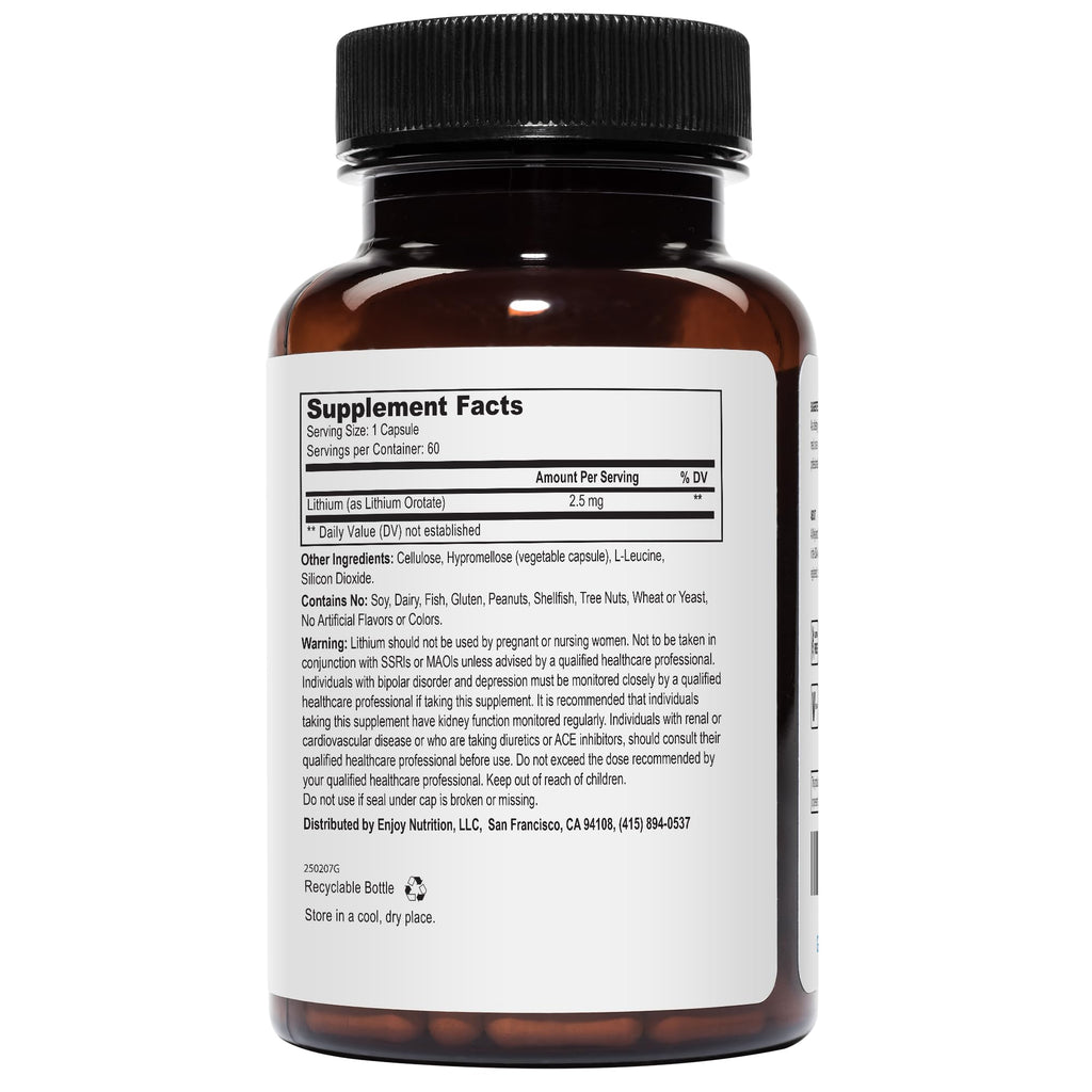 Lithium orotate for mood support