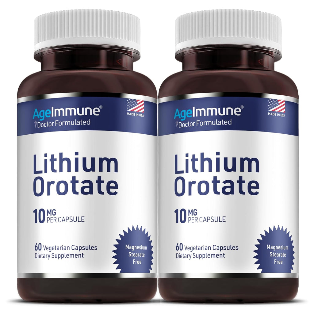 lithium orotate vegetarian capsules benefits