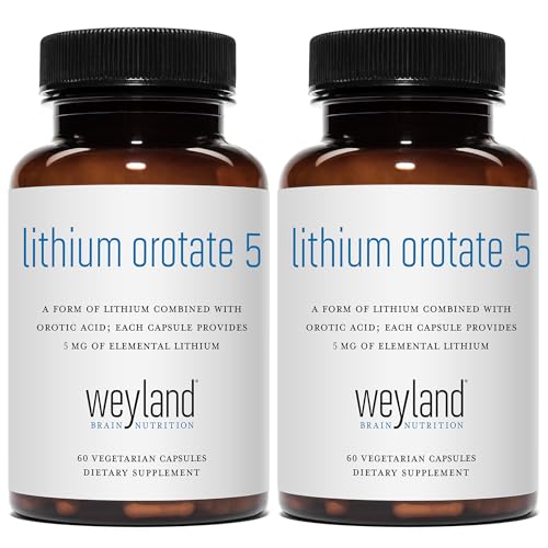 Lithium Orotate vegetarian capsules for mood support