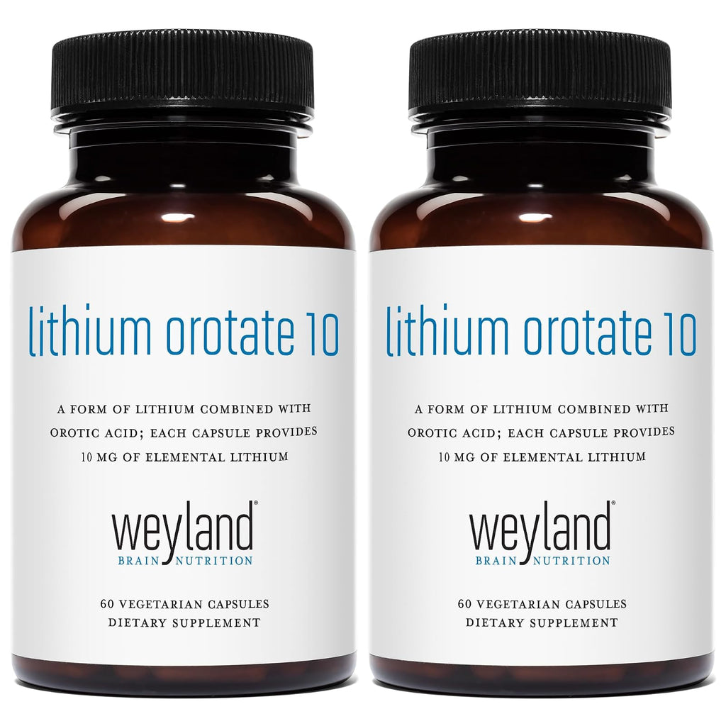 Lithium Orotate vegetarian capsules for mood support